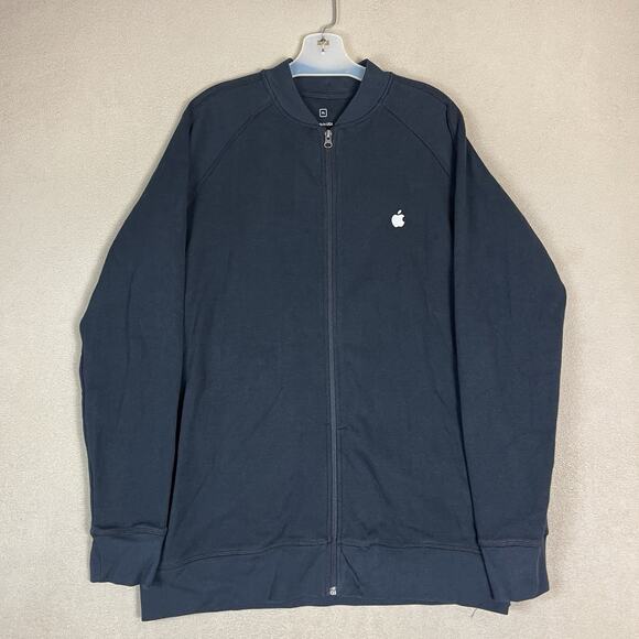 Apple | Jackets & Coats | Apple Store Jacket Mens Xl Black Full Zip ...